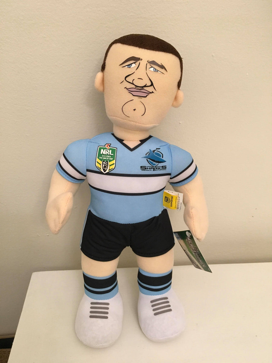 2015 NRL MEGA PLUSH Micro Figures - PAUL GALLEN Cronulla Sharks – House ...