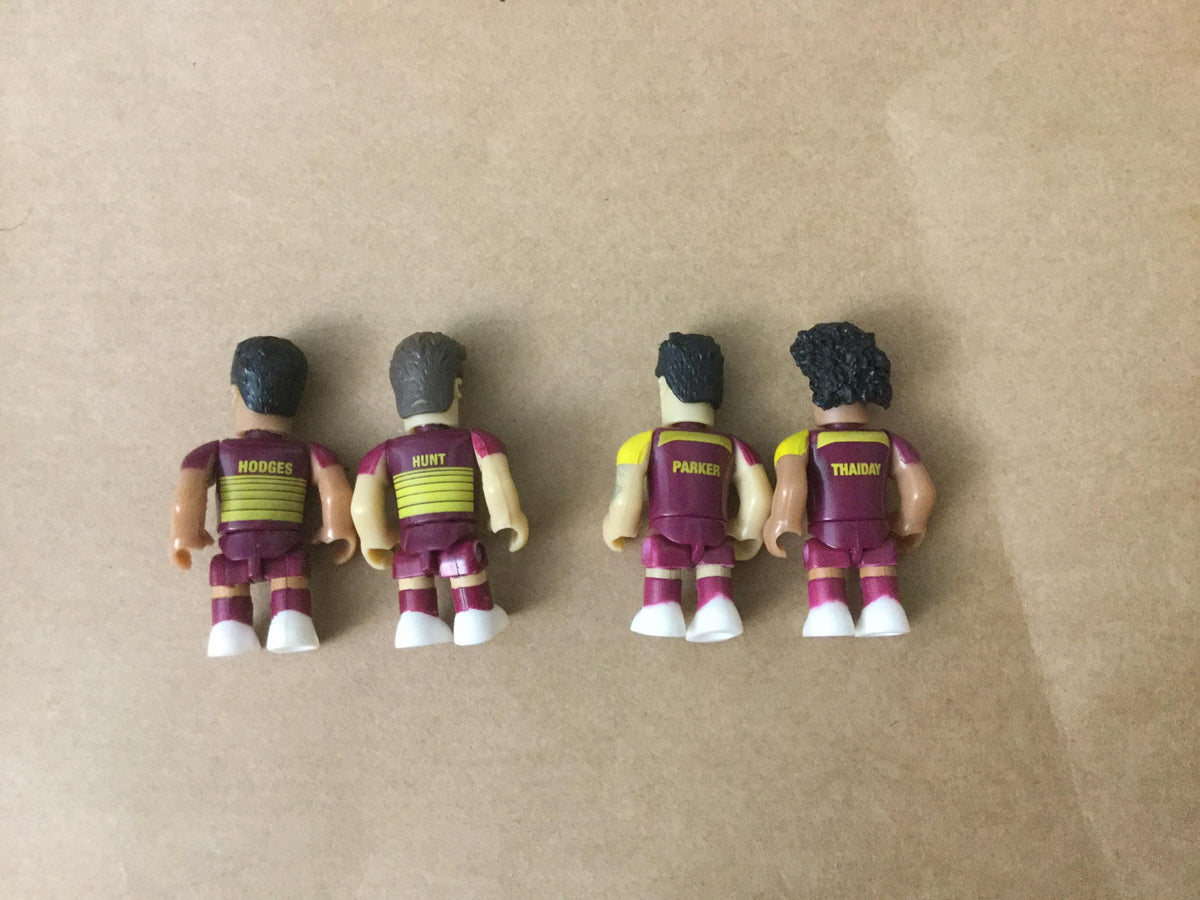 2015 NRL Micro Figures - Hodges, Hunt, Thaiday, Parker BRISBANE BRONCO ...